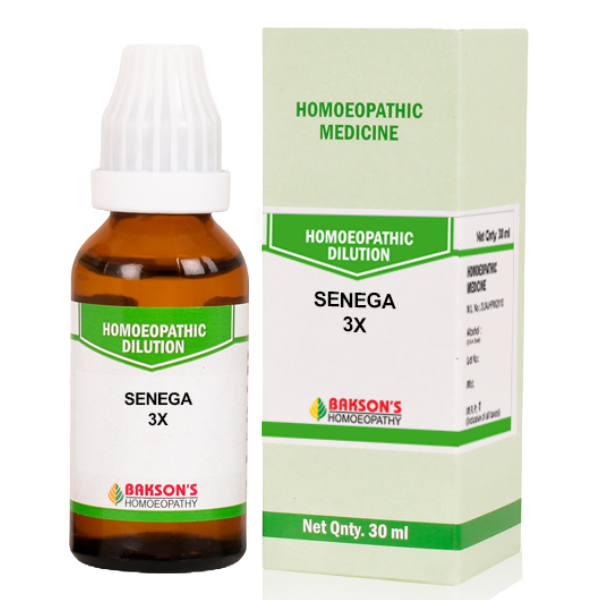 Bakson's Homoeopathy Senega Dilution 3x - Uses, Benefits & Dosage