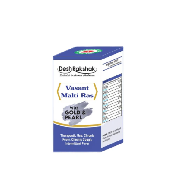 Buy Desh Rakshak Vasant Malti Ras Uses Ingredients And Dosages