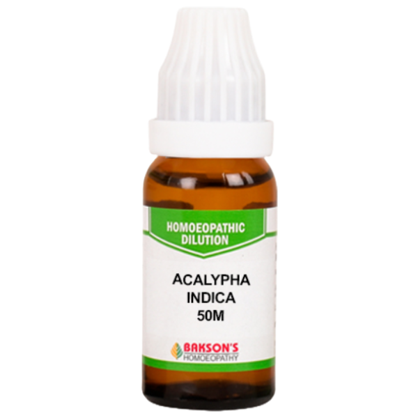 Buy Bakson's Homeopathy Acalypha Indica Dilution 50M - Uses, Benefits ...