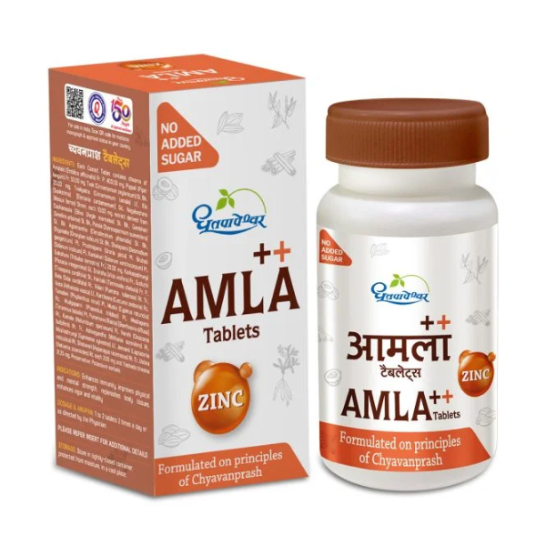Buy Shree Dhootapapeshwar Amla Plus With Zinc Tablets - Uses & Benefits