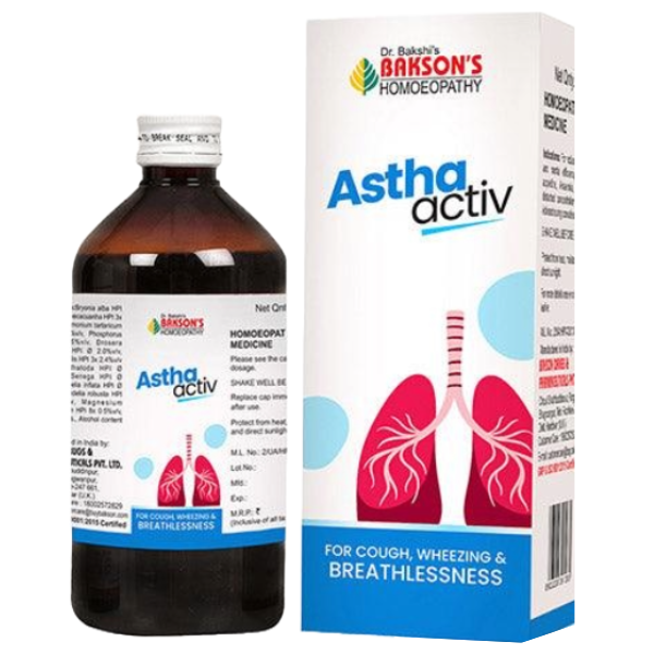 Buy Bakson's Astha Active Syrup - Uses, Benefits & Dosage