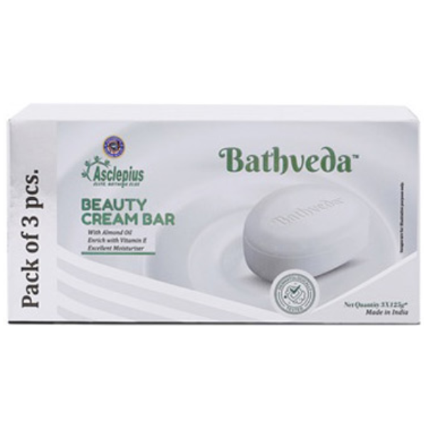 Buy Asclepius Bathveda Beauty Cream Bar - Uses, Benefits & Dosage
