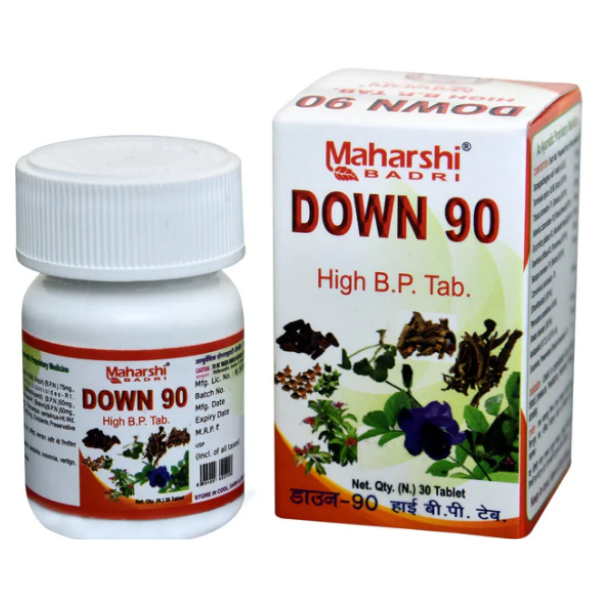 Buy Maharshi Badri Down 90 High b.p. Tablet - Ingredients & Dosage