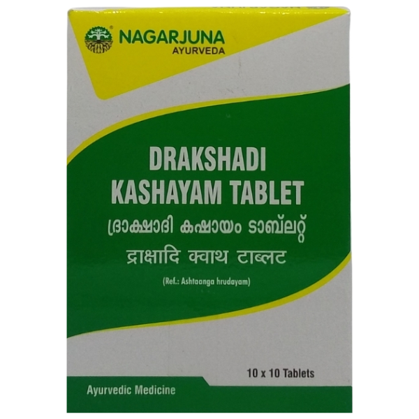 Buy Nagarjuna Drakshadi Kashayam Tablet - Uses, Benefits & Dosage