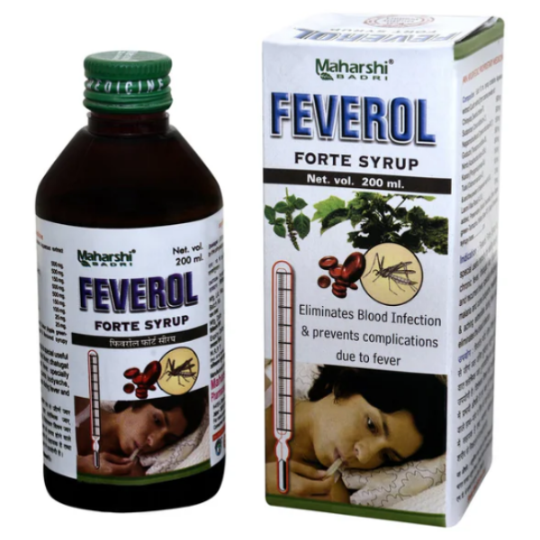 Buy Maharshi Badri Feverol Forte Syrup - Ingredients & Dosage