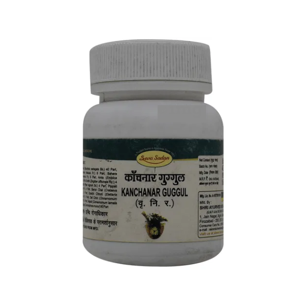 Buy Shri Ayurved Seva Sadan Kanchanar Guggul - Uses, Benefits & Dosage