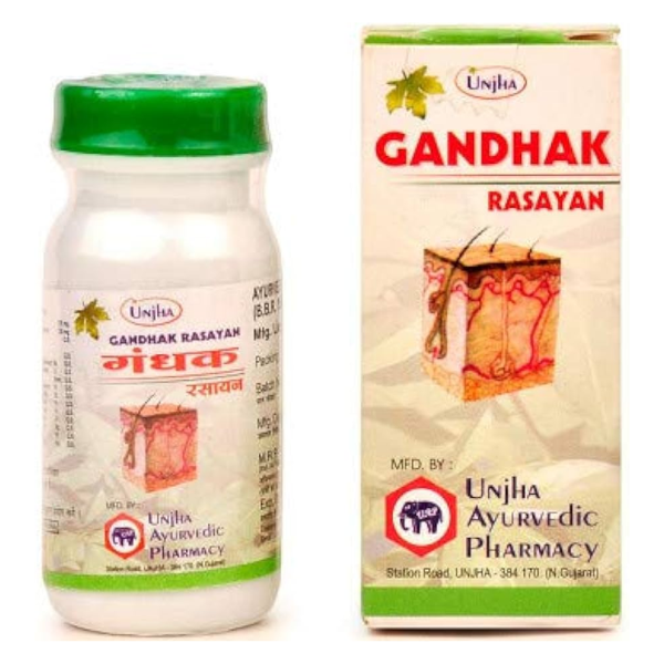 Buy Unjha Gandhak Rasayan Tablet - Uses, Benefits & Dosage
