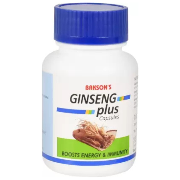 Buy Bakson's Ginseng Plus Capsules - Uses, Benefits & Dosage