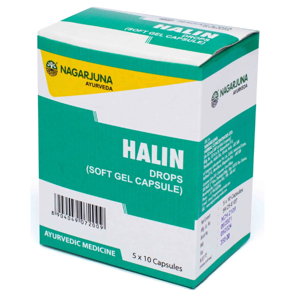 Buy Nagarjuna Halin Drops (Capsules) - Uses, And Ingredients
