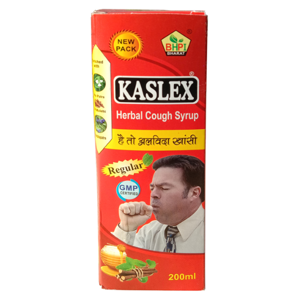Buy BHPI Kaslex Cough Syrup Regular - Uses, Benefits & Dosage
