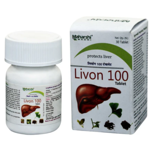 Buy Maharshi Badri Livon-100 Tablet - Ingredients & Dosage