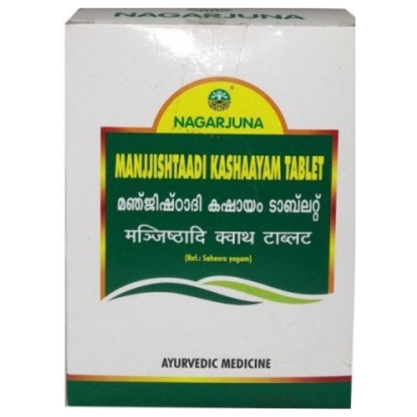 Buy Nagarjuna Manjishtaadi Kashaayam Tablets - Uses, Benefits & Dosage