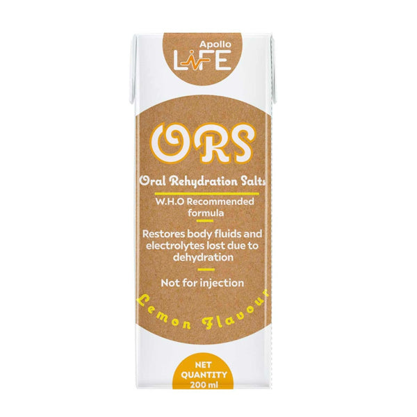 Buy Apollo Life ORS Lemon Flavour Liquid Drink - Uses, Benefits & Dosage