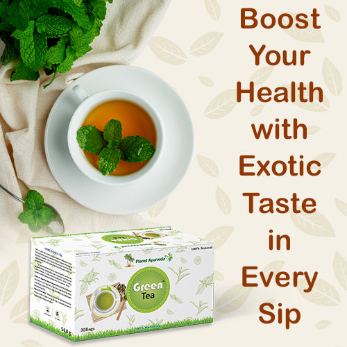 Buy Planet Ayurveda Green Tea - Usage, Dosage, Benefits and Ingredients