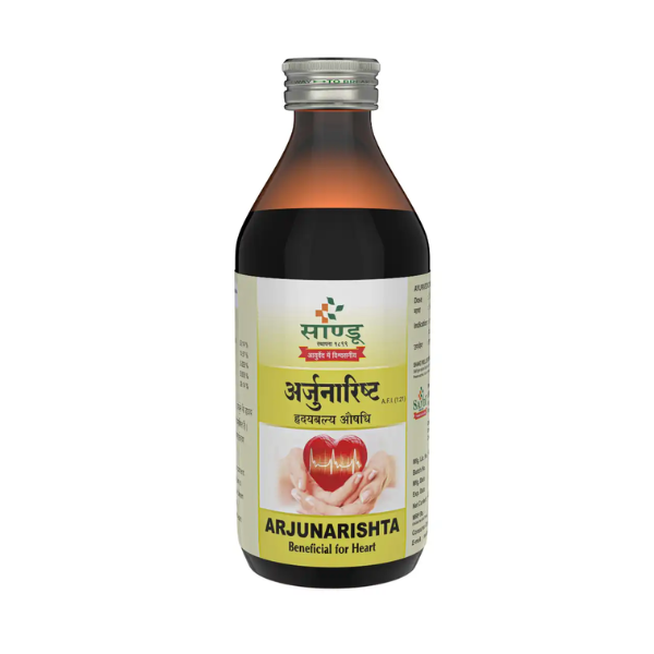 Buy Sandu Pharmaceuticals Sandu Arjunarishta - Uses, Benefits & Dosage