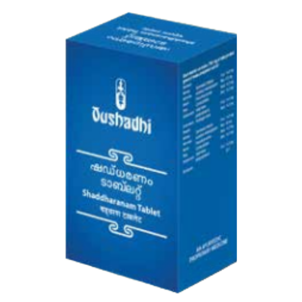 Oushadhi Shaddharanam Tablet – Ayurvedic Digestive Support & Detox