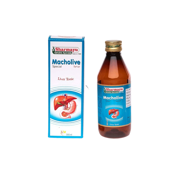 Buy Sharmayu Macholive Special Syrup - Uses, Benefits And Dosage
