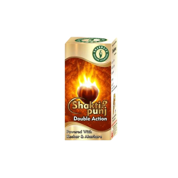 Buy Sharmayu Shakti Punj Double Action- Uses, Benefits And Dosage
