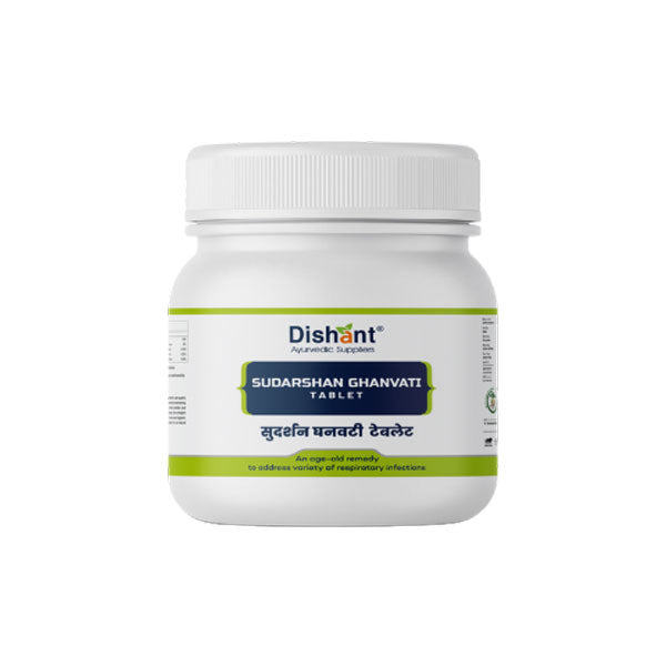 Buy Dishant Ayurvedic Sudarshan Ghanvati Tablet - Uses, Benefits & Dosage