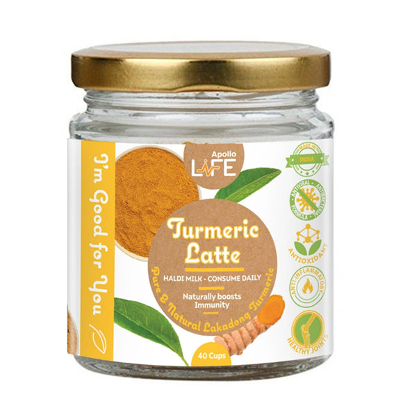 Buy Apollo Life Turmeric Latte Powder - Uses, Benefits & Dosage