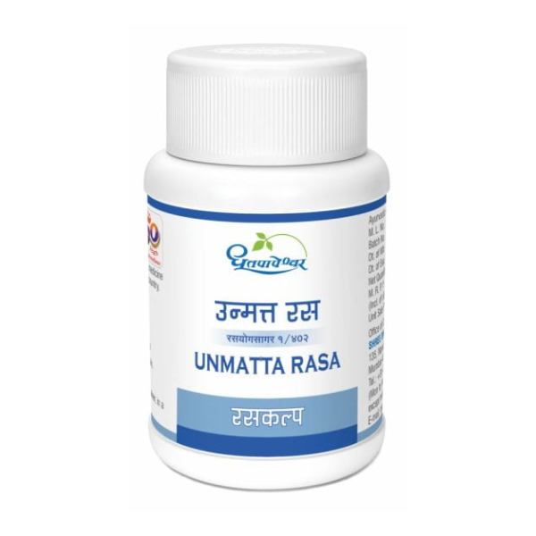 Buy Shree Dhootapapeshwar Unmatta Rasa - Uses & Benefits