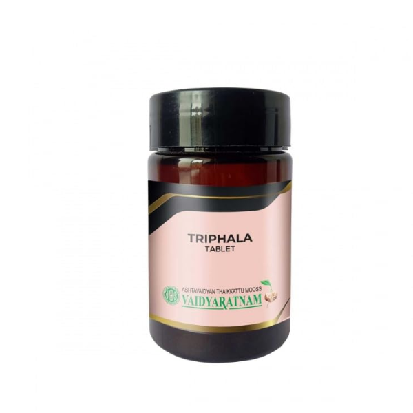 Buy Vaidyaratnam Triphala Tablet- Uses, Ingredients | Gut Health Enhancer