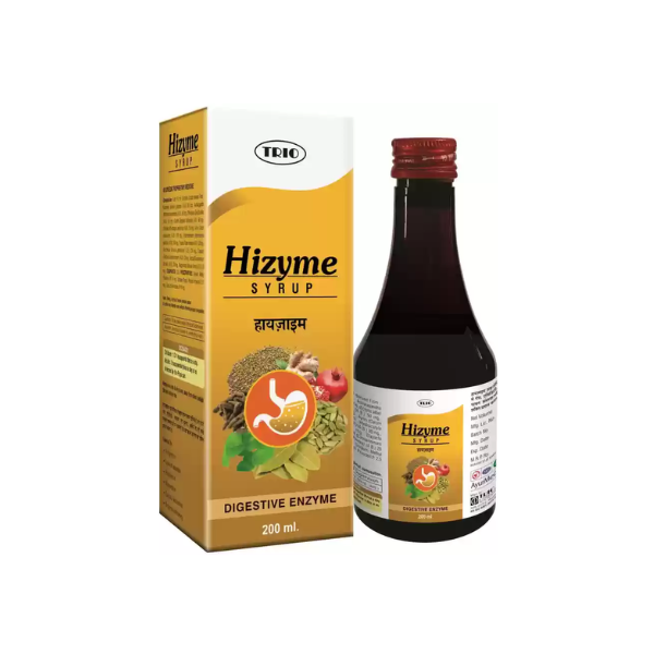Buy Trio Hizyme Digestive Enzyme Syrup - Uses, Benefits & Dosage