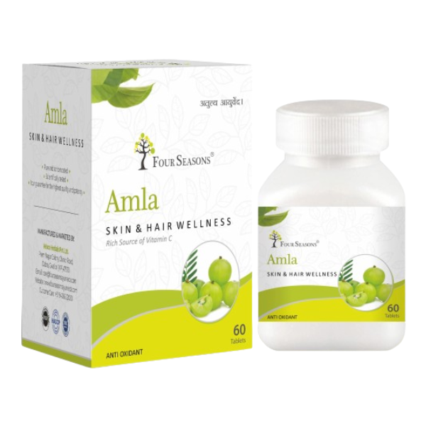 Buy Four Seasons Ayurveda Amla Tablet - Uses, Benefits & Dosage