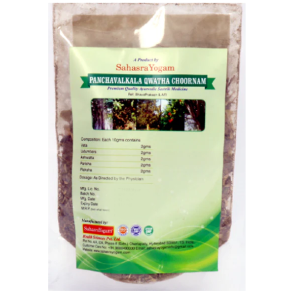 Buy Sahasrayogam Panchavalkala Qwatha Choornam - Ingredients & Dosage