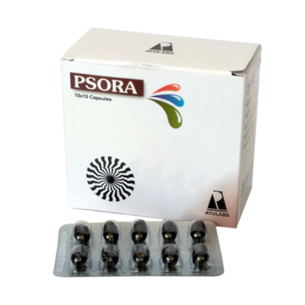 Buy Ayulabs Psora Capsule - Uses, Ingredients | For treating psoriasis ...