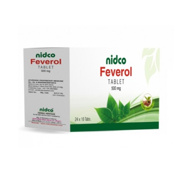 Buy Nidco Feverol Tablet - Uses, Benefits & Dosage