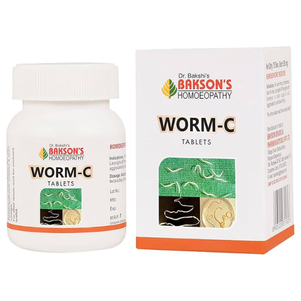 Buy Bakson's Worm C Tablets - Uses, Benefits & Dosage