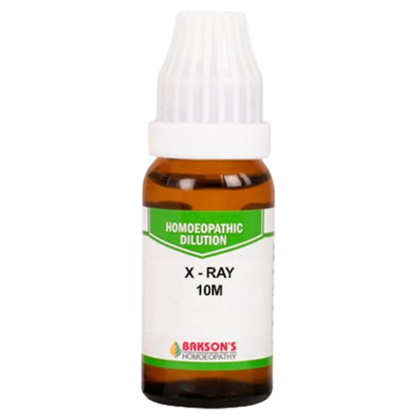 Buy Bakson's Homeopathy X Ray Dilution 10M - Uses, Benefits & Dosage
