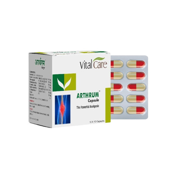Buy Vital Care Arthrum Capsule - Uses, Benefits & Dosage