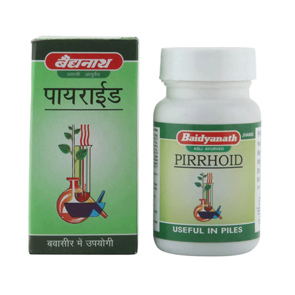 Buy Baidyanath Pirrhoids Tablets (50 Tabs) - Ingredients, Dosage & Prices