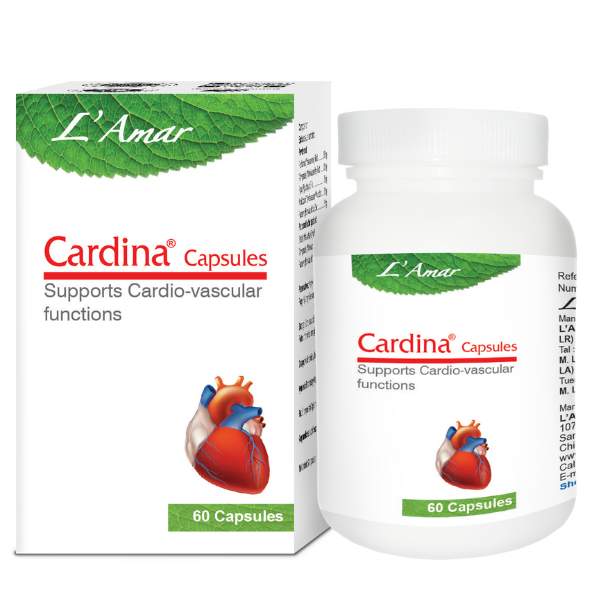 CARDINA Capsules by L'AMAR | Cardiovascular Support & Heart Health