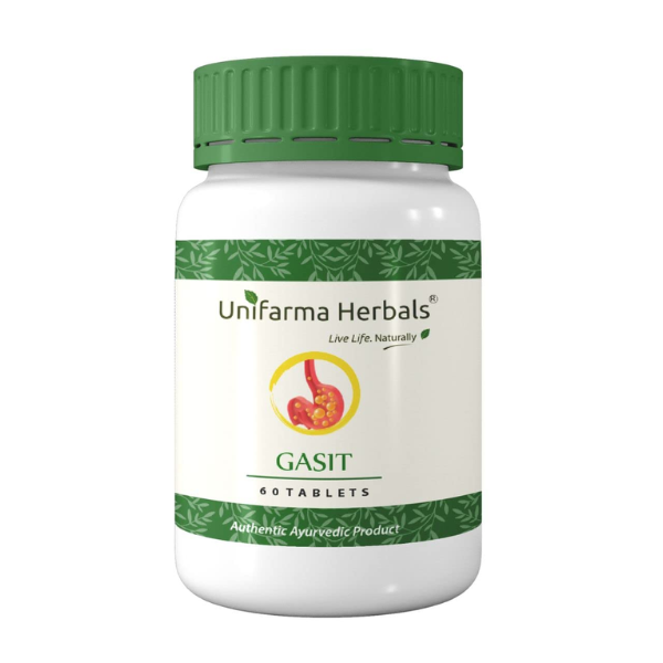 Buy Unifarma Herbals Gasit 60 Tablets - Uses, Benefits & Dosage