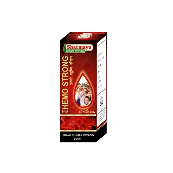 Buy Sharmayu Hemo Strong Syrup (200 ML) - Ingredients, Dosage & Prices