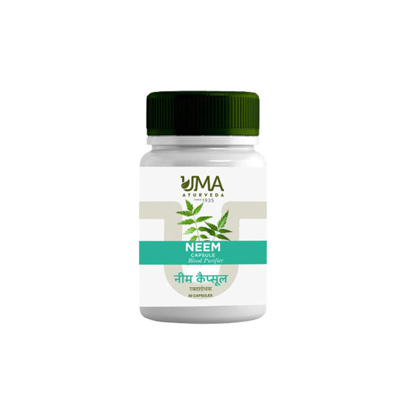 Buy UMA Ayurveda Neem Capsule - Uses, Benefits & Dosage