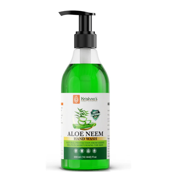 Buy Krishna's Aloe Vera Neem Hand Wash - Uses, Benefits & Dosage