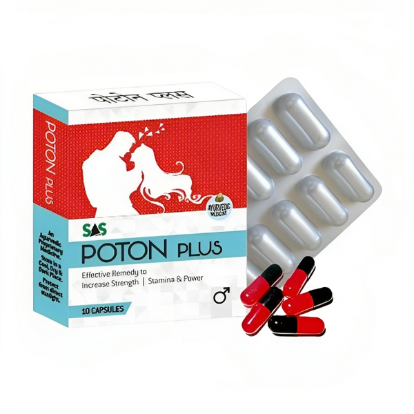 Buy SAS Pharmaceuticals Poton Plus Capsules - Uses, Benefits & Dosage