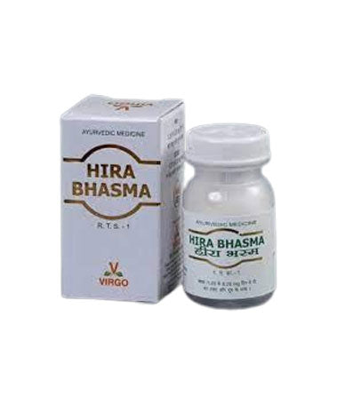 Hira Bhasma (500 MG) - Ingredients, Dosage | Buy Virgo Products