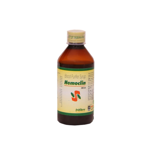 Hemoclin Syrup (200ml) - Ingredients, Dosage | Buy Yamuna Pharmacy Products