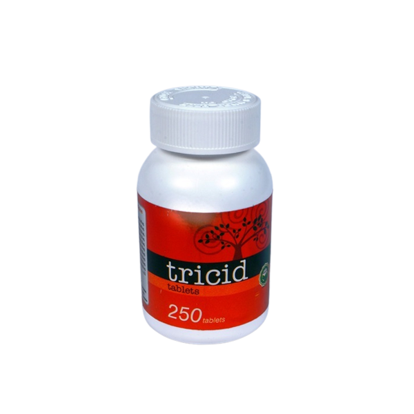 Tricid Tablets (250 Tablets) - Ingredients, Dosage | Buy Trio ...